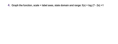 solved graph the function scale ﻿label axes state domain