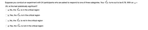 Solved Suppose You Conduct An Experiment With 24