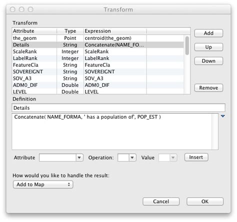 Transform Operation — Udig 132 User Guide