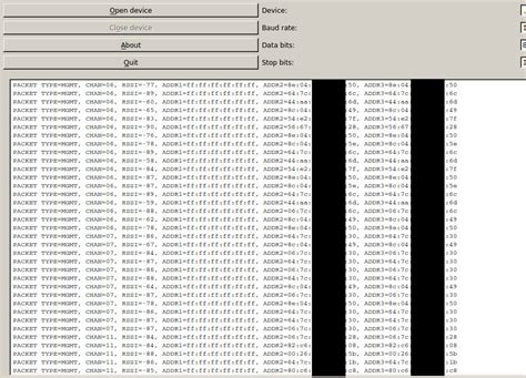 esp32 wifi sniffer Łukasz podkalicki