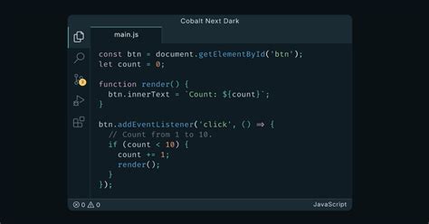 Cobalt Next By David Leininger Vs Code Themes Cobalt Next By David Leininger Vs Code Themes