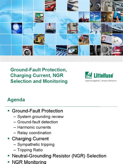 Littelfuse Ground Fault Protection Charging Current Ngr Selection Monitoring Pdf Alternating