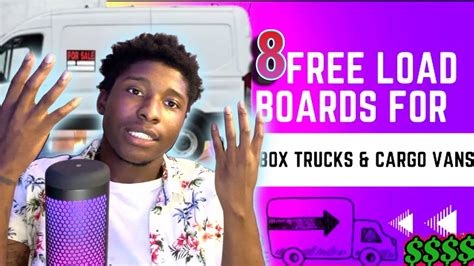 8 POPULAR LOAD BOARDS FOR CARGO VAN BOXTRUCK YouTube