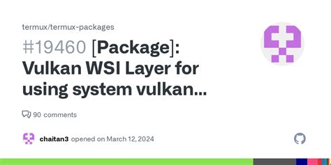 Package Vulkan Wsi Layer For Using System Vulkan Driver · Issue