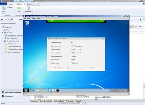 How Can I Remotely Control Workgroup Computers In System Center 2012 Configuration Manager