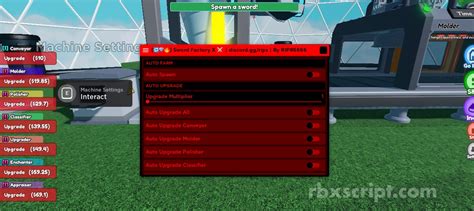 Sword Factory X Auto Spawn Auto Kill Boss Scripts RbxScript