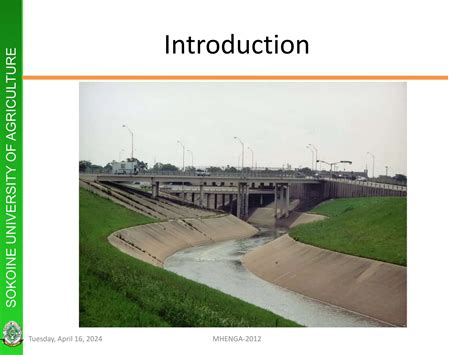 Learn How Design Of Open Channel Flow Step By Step PPT