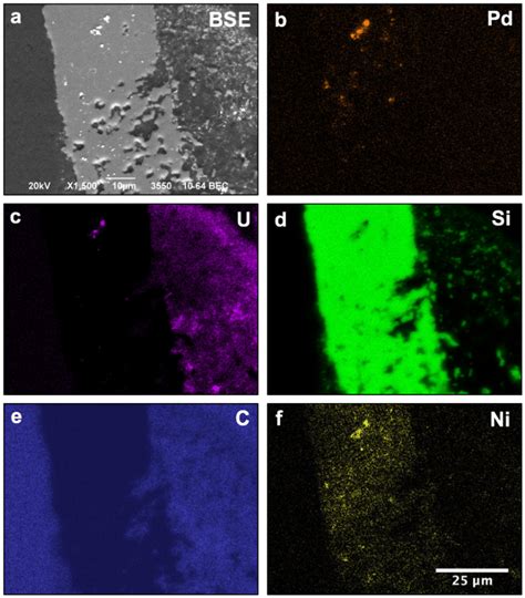 Bse Image And Corresponding Eds Maps Of A Degraded Region In Particle