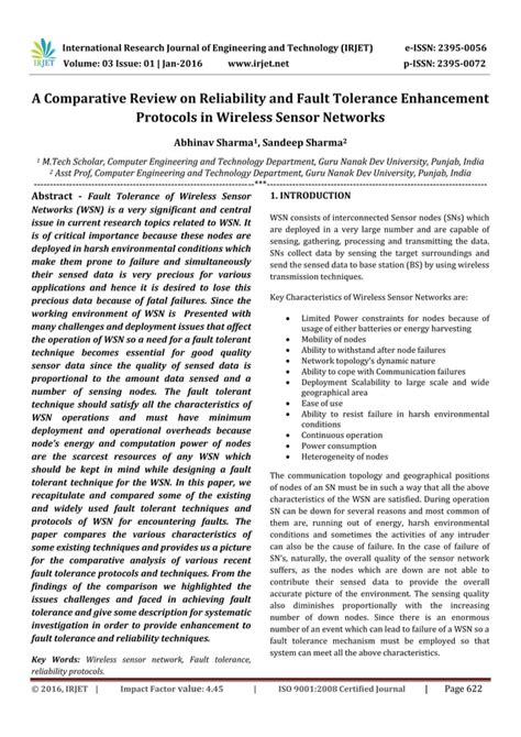 A Comparative Review On Reliability And Fault Tolerance Enhancement Protocols In Wireless Sensor