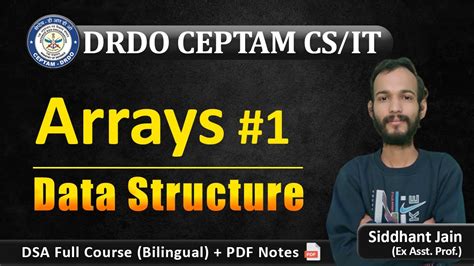 Data Structure Introduction Drdo Ceptam Tier 2 Computer Science