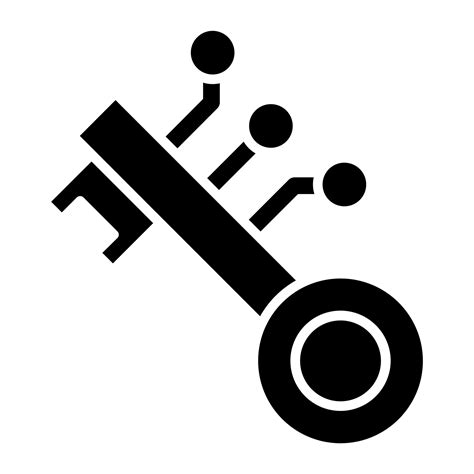 Digital Key Icon Style 21197596 Vector Art At Vecteezy