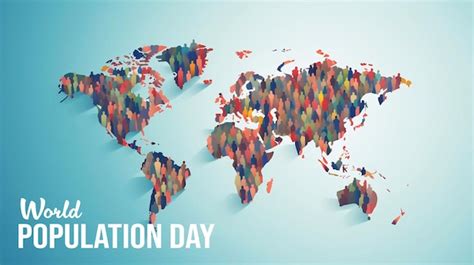World Population Day Poster Concept 11july Overcrowded Overloaded