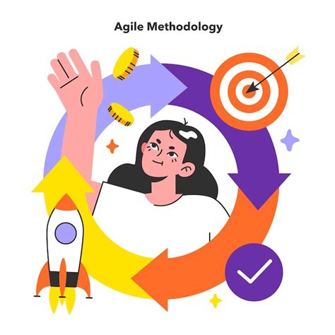 Premium Vector Agile Methodology Project Management Approach Breaking