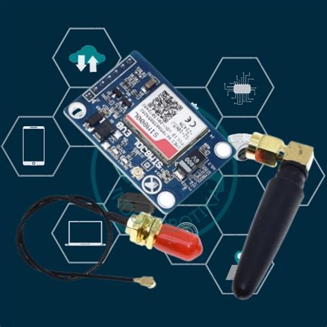 Jual SIM800L V2 0 5V Wireless GSM GPRS MODULE Quad Band W Antenna Cable Shopee Indonesia