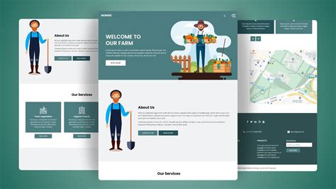 👩‍🌾 Responsive Farming Website Design Free Source Code Html Css
