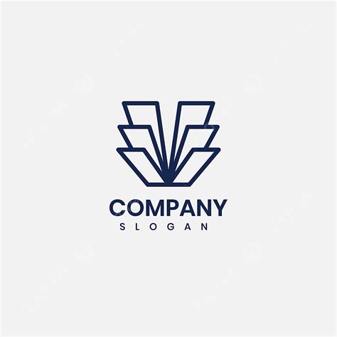 V 회사 벡터 로고 및 심볼 디자인 V 문자 로고 디자인 벡터 템플릿 우아한 기하학적 벡터 로고 A 다이제스트 문자 Png