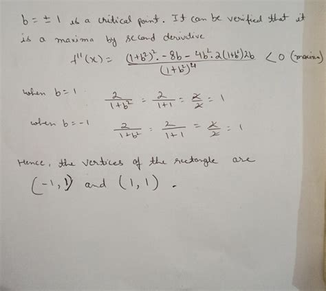 a rectangle has one side on the x axis and two vertices on the curve y