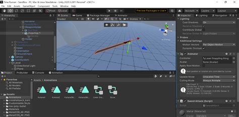 Animations Not Playing Runity3d