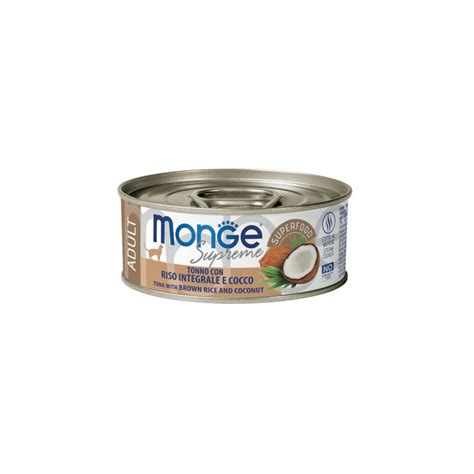 MONGE SUPREME STERILISED TONNO RISO COCCO 80GR Vendita Online