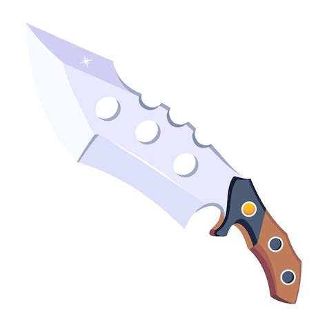 Premium Vector Modern Flat Design Of Knife