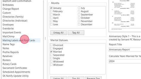 Printing Mailing Labels