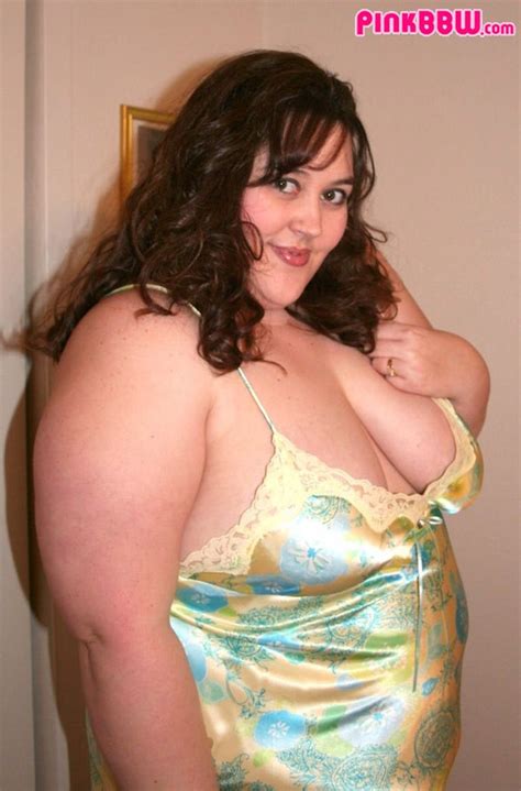 Brunette Bbw In Silk Nightie Strips To Reveal Her Goodies Porn Pictures
