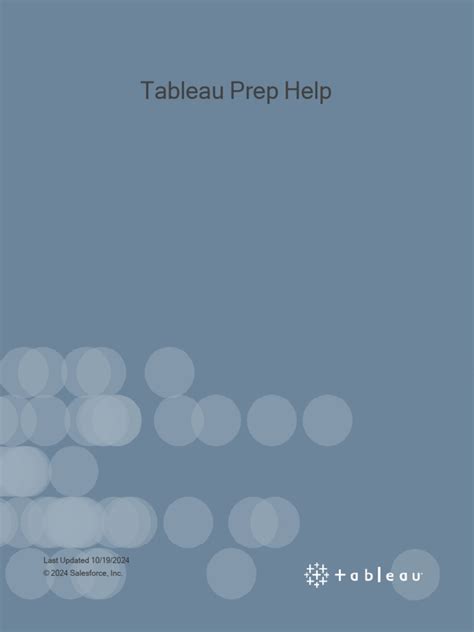 Tableauprep Pdf Parameter Computer Programming Databases
