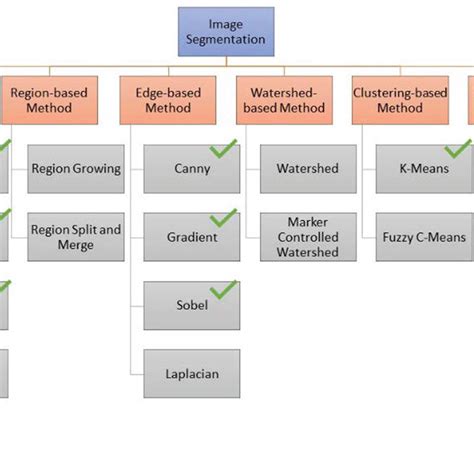 Attempted Image Segmentation Techniques Color Figure Online Download Scientific Diagram