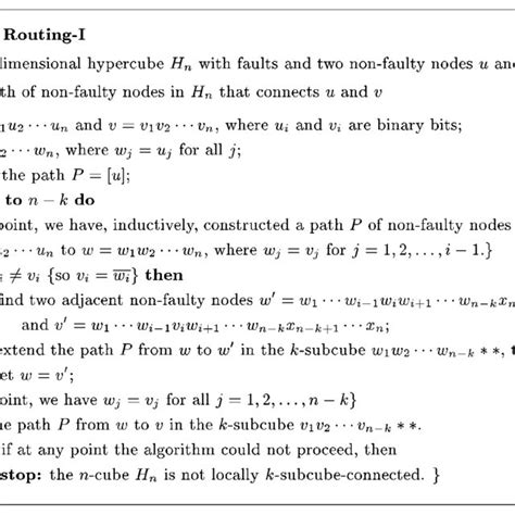 Routing In A Locally Subcube Connected N Cube Download Scientific