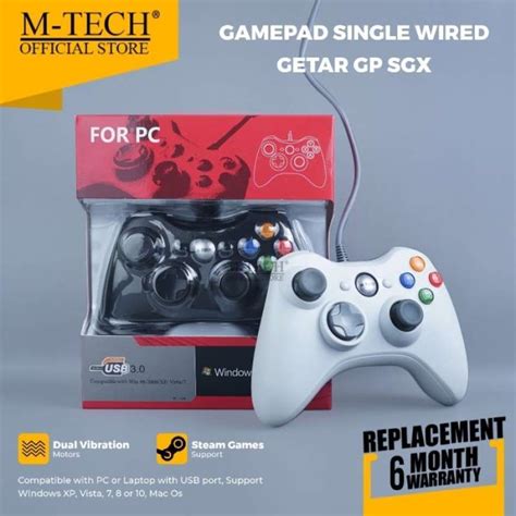 Jual Gamepad Stick Mtech Pc Xbox Kabel Wired Usb Laptop Joystick Controller Di Seller Inoti
