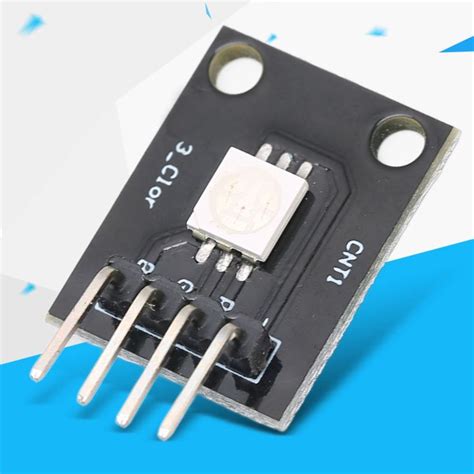 Kit Elektronik DIY Papan PCB Modul Papan LED RGB SMD Penggerak Katoda Umum ABS Untuk Lampu