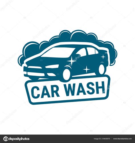 로고 자동차 세척입니다 로고 비즈니스 세차 물입니다 자동차 청소 서비스의 벡터 아이콘 디자인입니다 벡터 일러스트 레이 션
