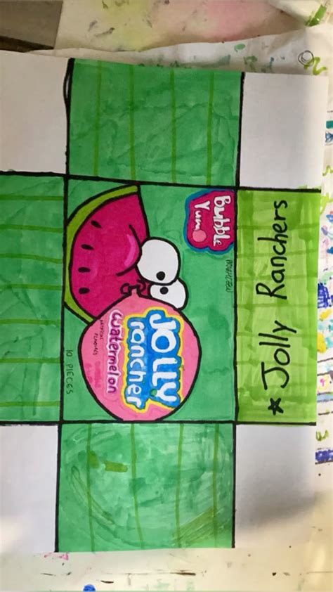 Diy Jolly Ranchers Paper Squishy ☆ Printable Diy Crafts Paper Doll Template Paper Dolls Diy