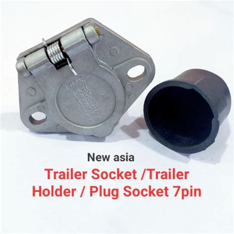Trailer Socket Trailer Holder Alloy 7 Pins Aluminium Trailers Socket Plug 12 24V HIGH QUALITY