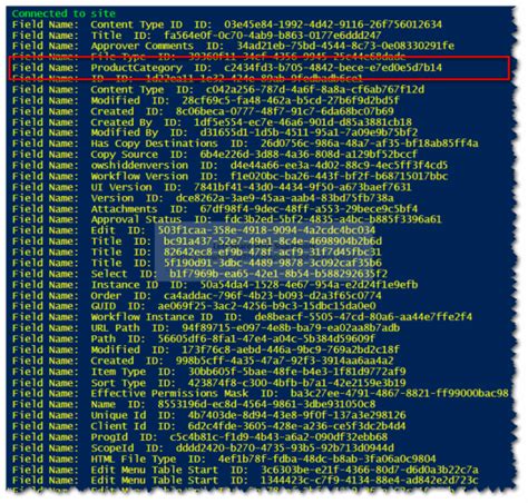 Sharepoint Online Working With List Fields Using Powershell