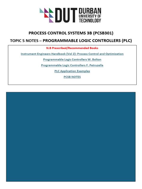 topic 5 programmable logic controller plc pdf programmable
