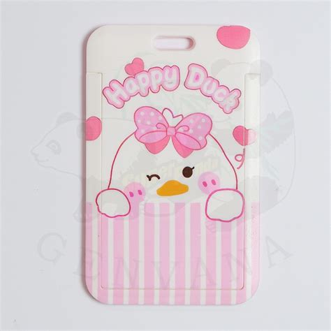 กรอบใส่บัตร ลายการ์ตูน แนวตั้ง พลาสติกอย่างดี เฟรมการ์ด กรอบบัตร Shopee Thailand