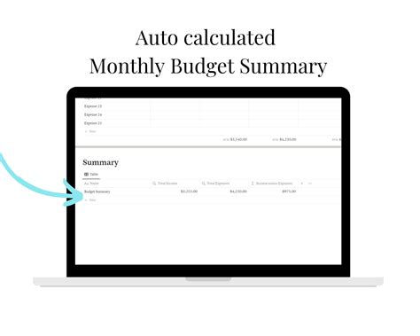 Notion Budget Template Finance Tracker Money Tracker Digital Expense Tracker Notion Finance