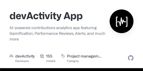 DevActivity App GitHub Marketplace GitHub