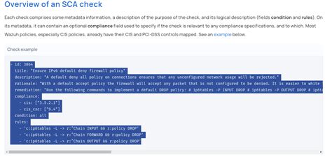 improve and update sca documentation · issue 5478 · wazuh wazuh