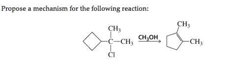 SOLVED Propose Mechanism For The Following Reaction CH CH CHzOH CH CH