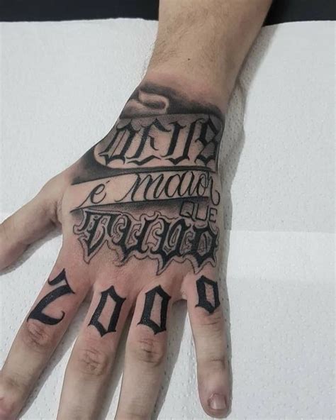 Tatuagem Na Mão Masculina 20 Inspirações