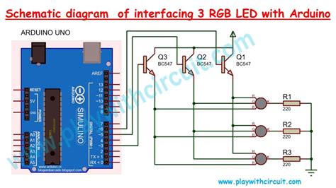Rgb Led Interfacing With Arduino Uno