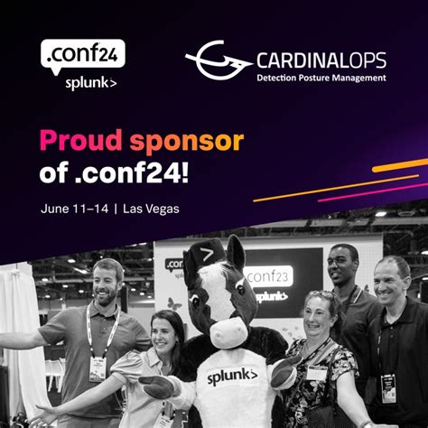 Cardinalops On Linkedin Splunkconf24 Detectionengineering Secops Infosec Detectionposture