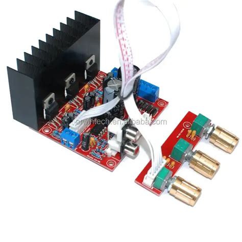 Tda2030a 2 1低音炮放大器板3通道扬声器音频低音放大器板