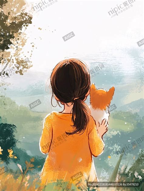 Ai创作图背影女孩插画 女孩背影萌系插画 孤单的小女孩插画 背影女孩女孩插画 女孩背影女孩插画 午后的小女孩插画 治愈系儿童插画 小姑娘背影 背影插画 插画背影 手绘小女孩背影 背影小女孩