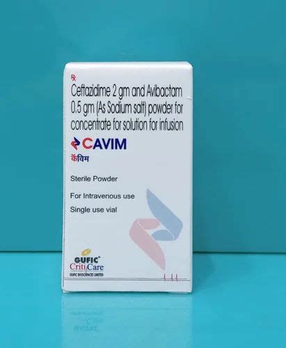 Gufic Cavim Ceftazidime Infusion Injection At ₹ 698 Piece Ceftazidime Avibactam Injection In
