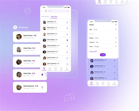 Lets Meet — Social Network Uxui On Behance
