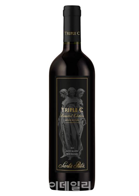 롯데칠성음료 칠레 산타리타 와인 트리플c 블랙 에디션 출시