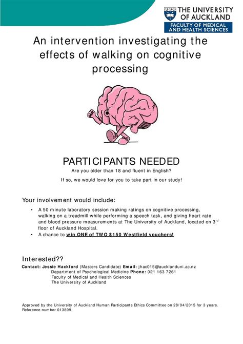 Effects Of Walking On Cognitive Processing Whitecloud